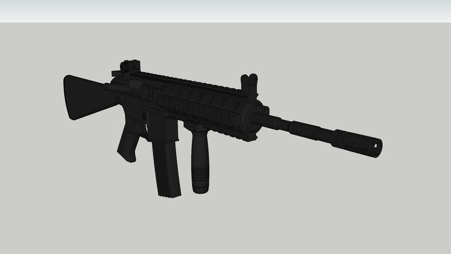 M4A5 .223 Assault Rifle | 3D Warehouse