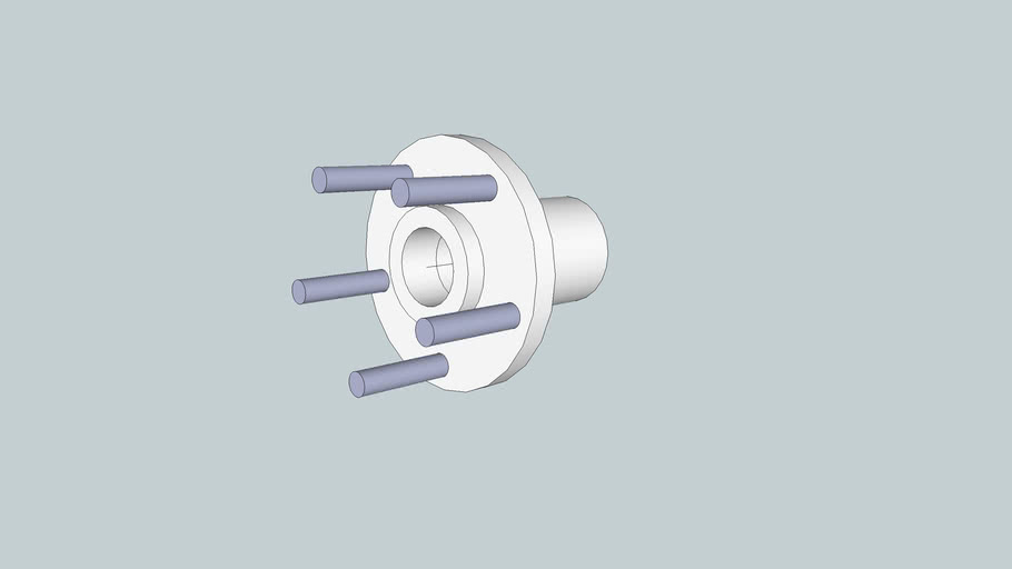 Subaru GC8 rear stub axle | 3D Warehouse