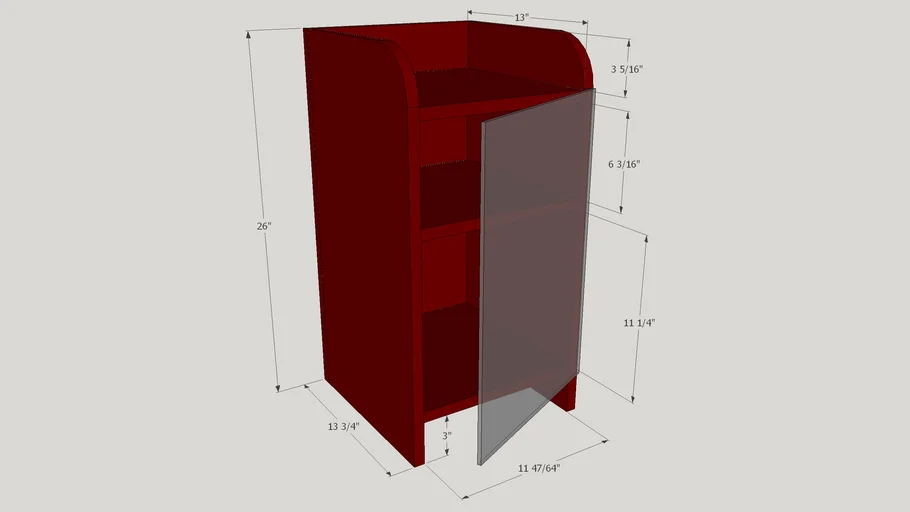 Bedside Table | 3D Warehouse