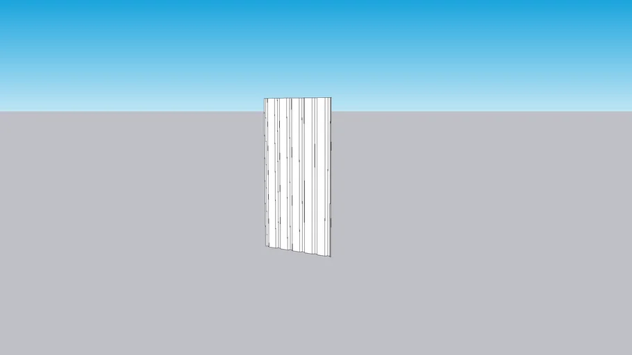 SketchClad Dynamic 32/1000 Trapezoidal Roof Sheet | 3D Warehouse