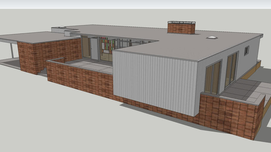 Mid-century Modern House | 3D Warehouse