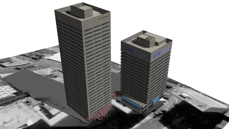 Sunlife Place and ATB Place | 3D Warehouse