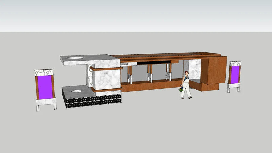 Experiment Two: Light Rail Stop | 3D Warehouse