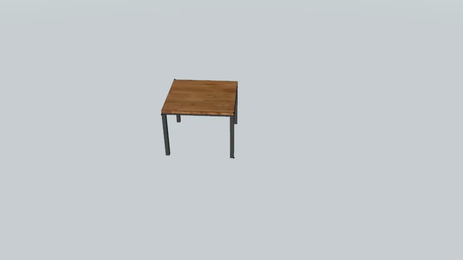 Square table | 3D Warehouse