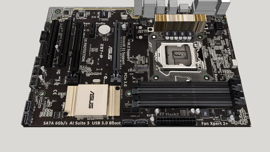 Asus Z97-P Motherboard | 3D Warehouse
