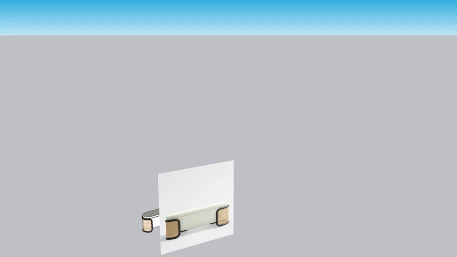 anaise-cane-bench_SHOE BENCH | 3D Warehouse