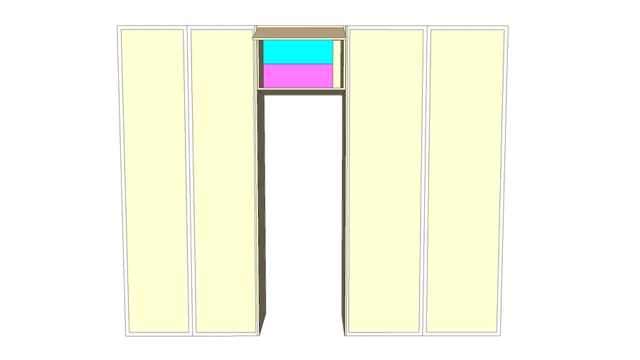 sliding wardrobe | 3D Warehouse