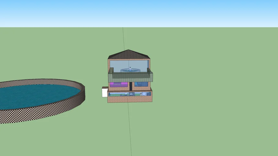 House with pool | 3D Warehouse