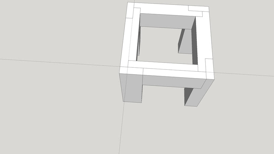 Basic Wood Cutting for Table | 3D Warehouse