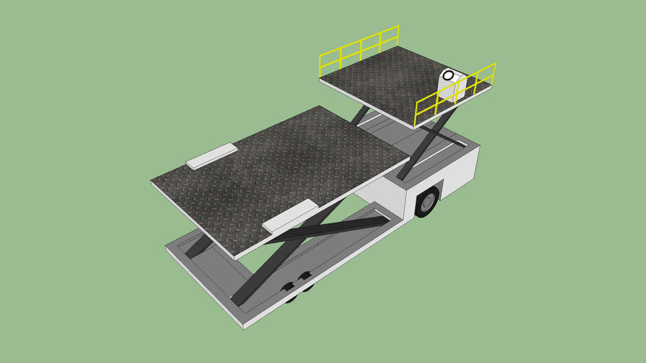 Airport Cargo Lift Up Position | 3D Warehouse