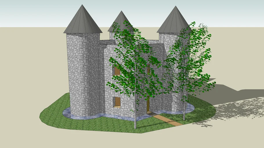Simple Stone Fortress | 3D Warehouse