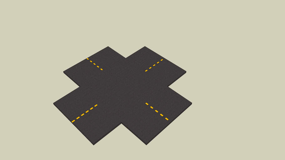 Road Intersection | 3D Warehouse