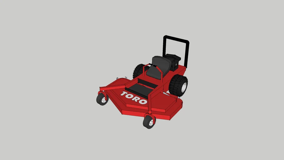 toro z turn mower | 3D Warehouse