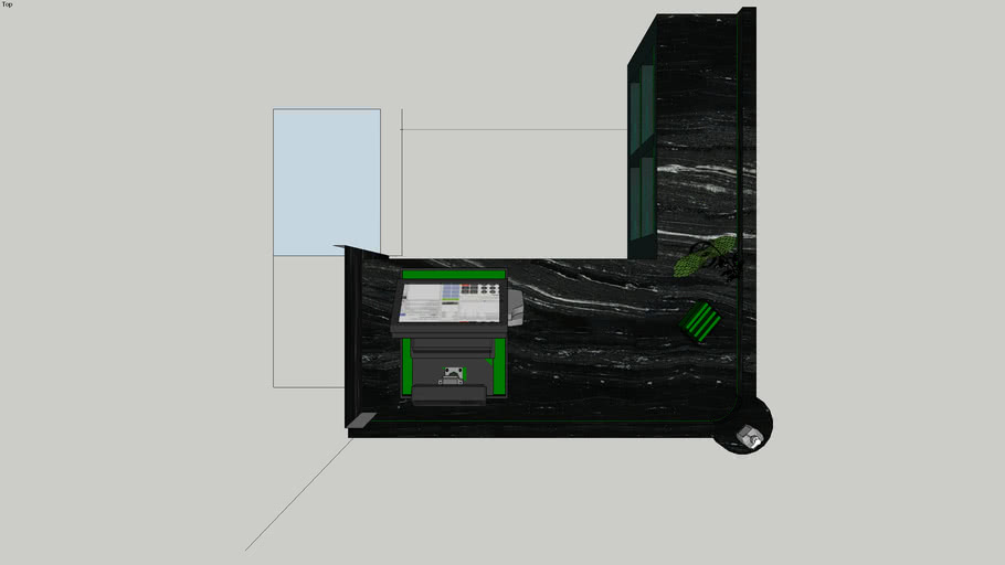 CASHIER COUNTER | 3D Warehouse