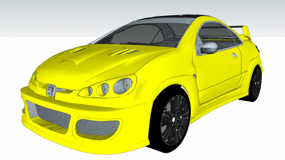Peugeot 206 Drift Concept | 3D Warehouse