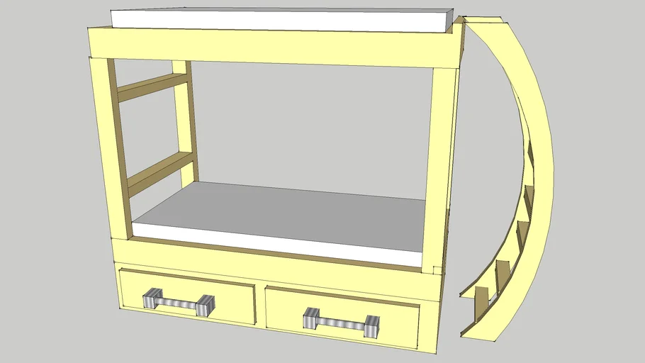 bunk kids bed | 3D Warehouse