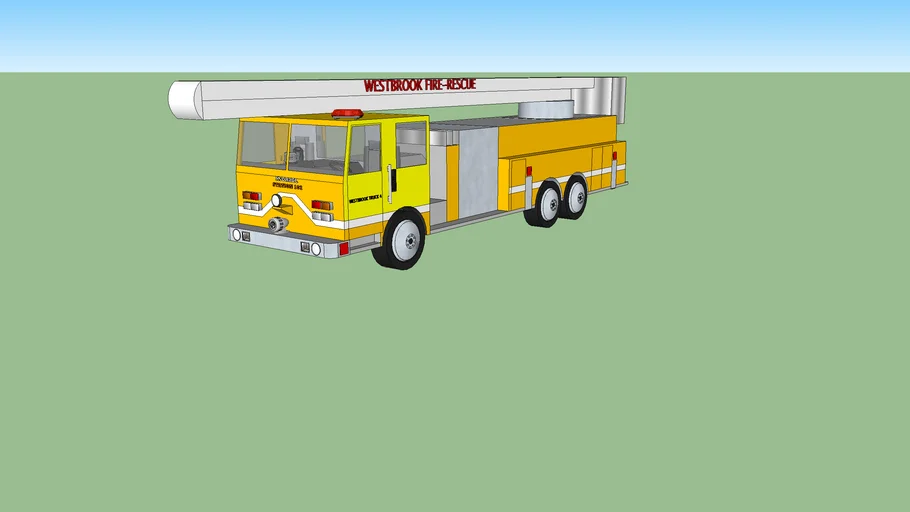 WESTBROOK MAINE FIRE-RESCUE TRUCK 4 | 3D Warehouse