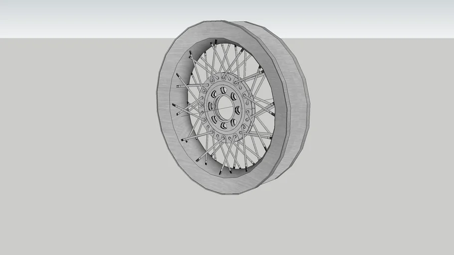 Spoke wheel | 3D Warehouse