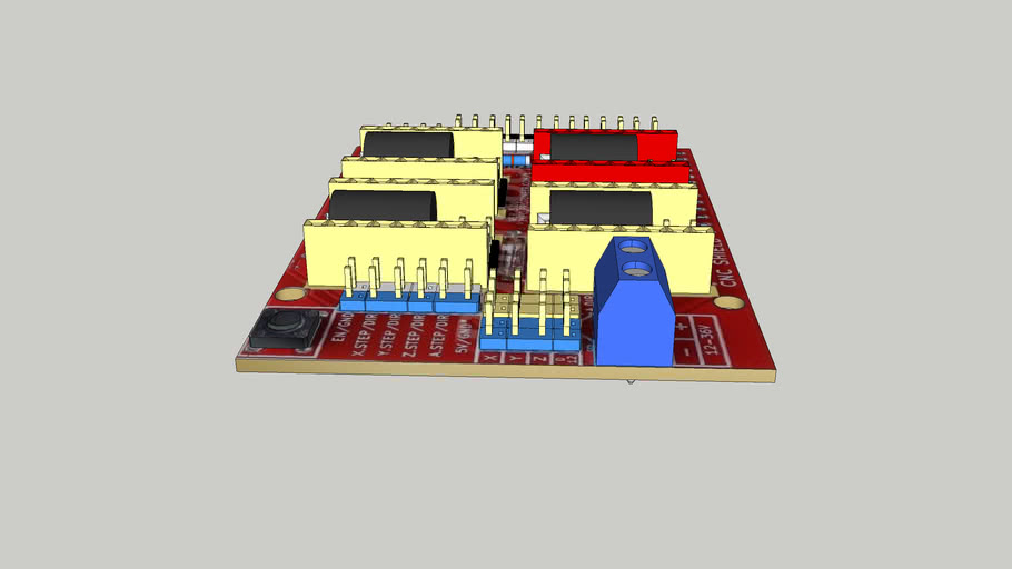 arduino uno CNC Shield | 3D Warehouse