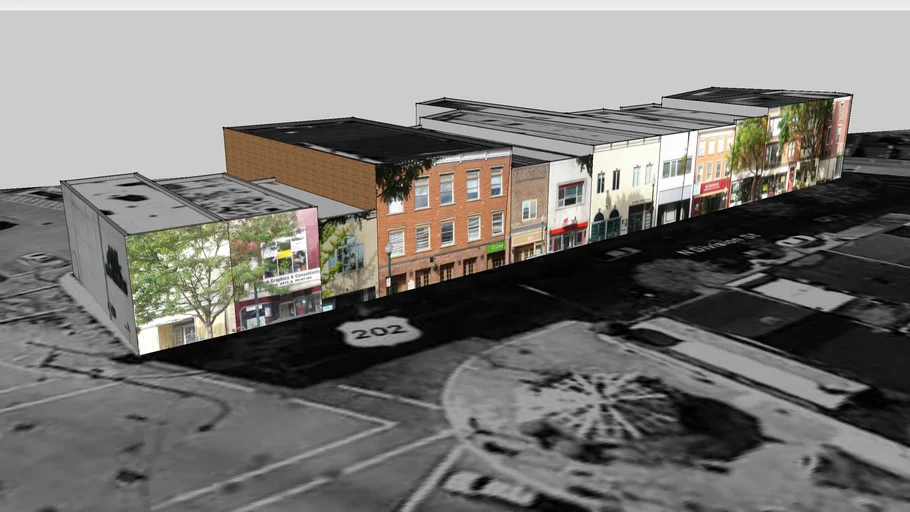 000 Block (West), N Division St. Peekskill | 3D Warehouse