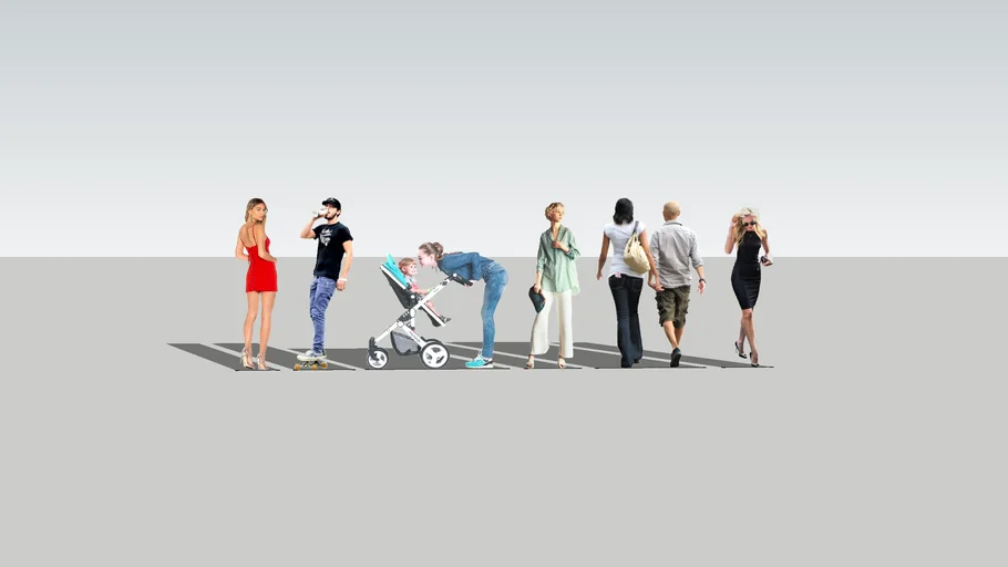 2D people | 3D Warehouse