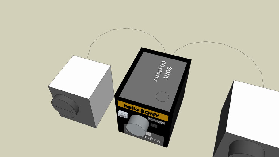 SONY cd player | 3D Warehouse