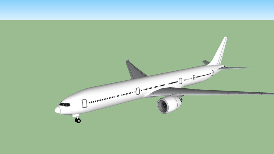Boeing 777-9X Template | 3D Warehouse