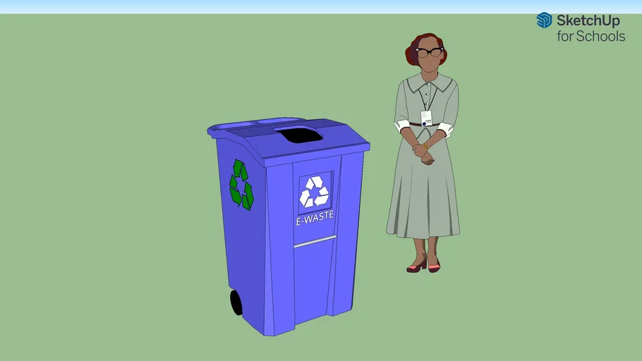 Recycle Electronic Waste bin | 3D Warehouse