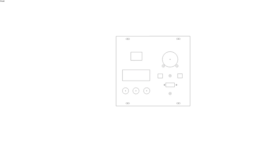 K40-S Operations Control Panel | 3D Warehouse