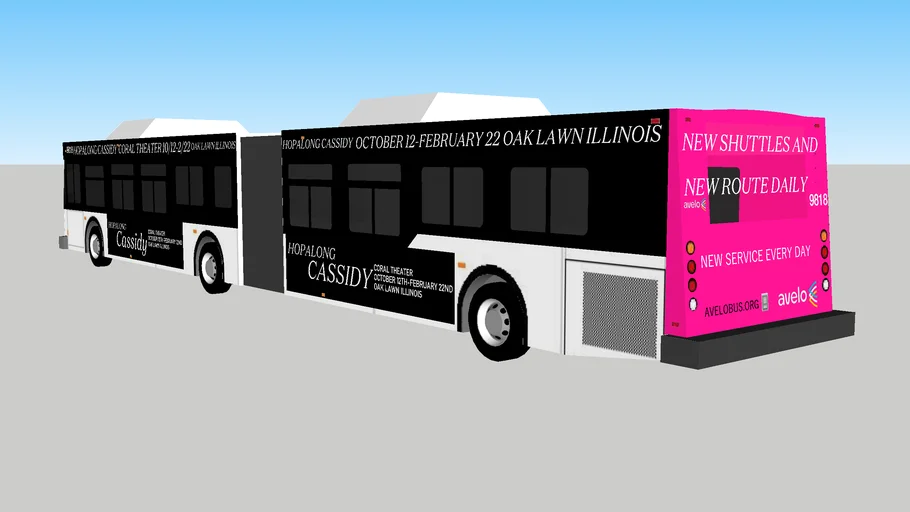 1998 new flyer d60lf | 3D Warehouse