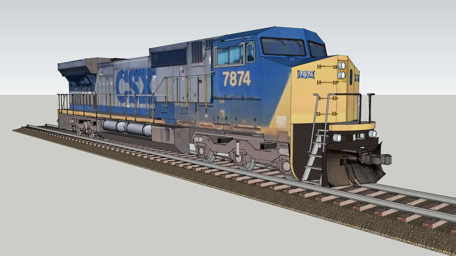 CSX Train | 3D Warehouse