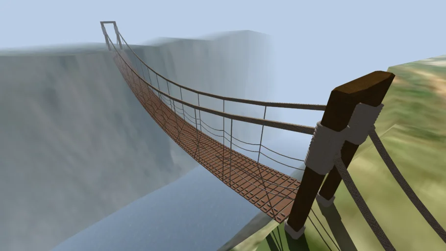 Rope bridge | 3D Warehouse