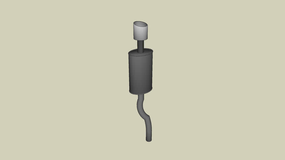 Performance Exhaust with Performance Tip | 3D Warehouse