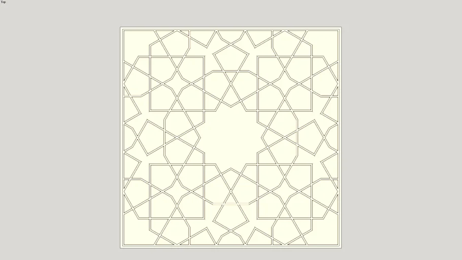 Mamluk Islamic Art in reliëf | 3D Warehouse