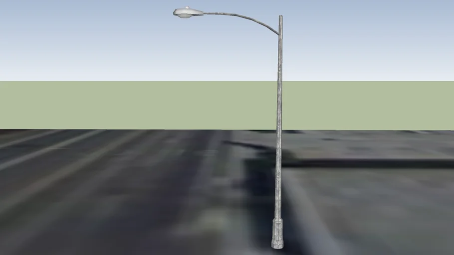 street light at Fairview and Carson | 3D Warehouse