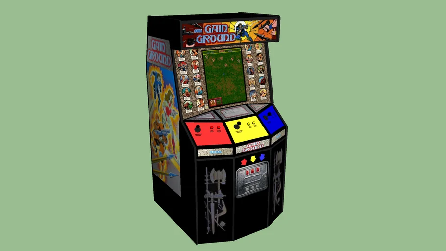 Gain Ground Arcade Game | 3D Warehouse