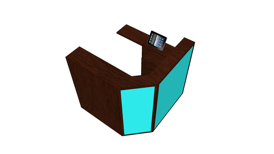 Cashier with Storage Cabinet | 3D Warehouse