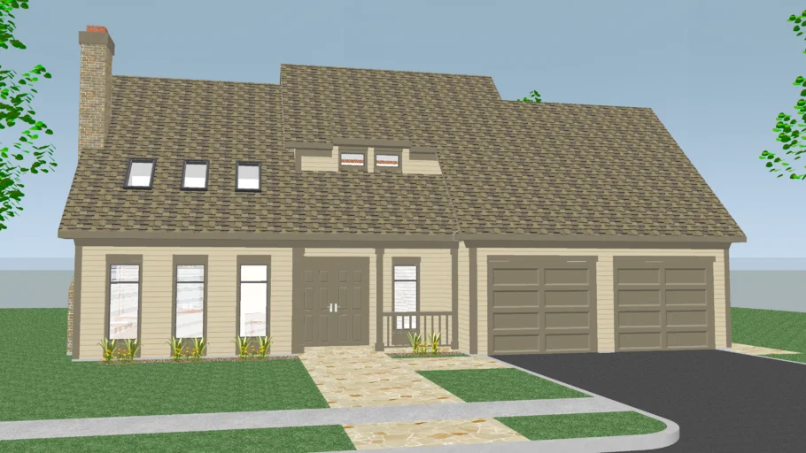 Hybrid Suburban House - Furnished | 3D Warehouse