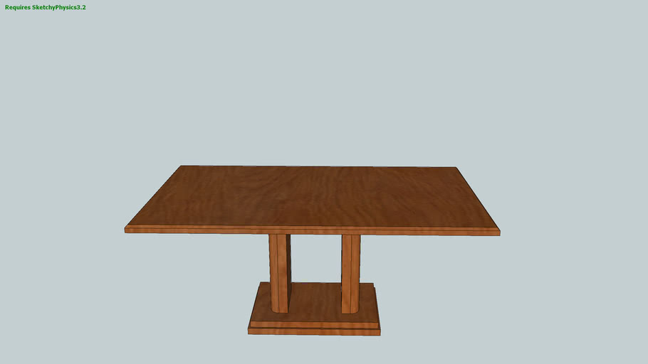 Art Deco Table | 3D Warehouse