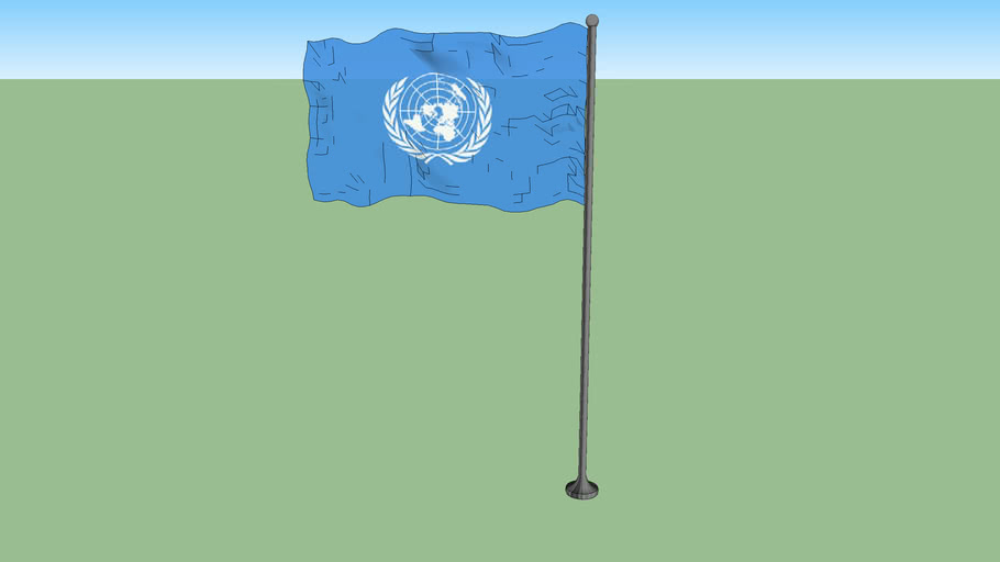 Flag of United Nations Organization | 3D Warehouse