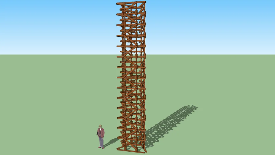 3d Wooden Tower Sketchup | 3D Warehouse
