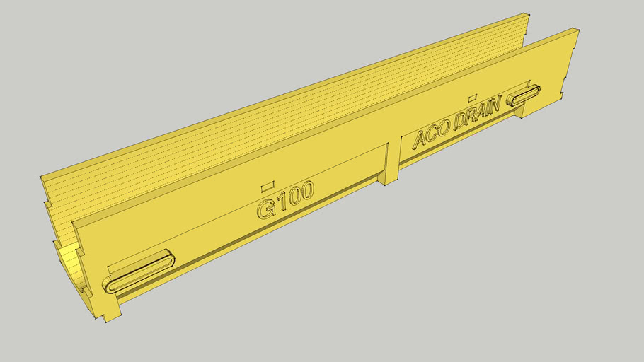 ACO modular drainage system | 3D Warehouse