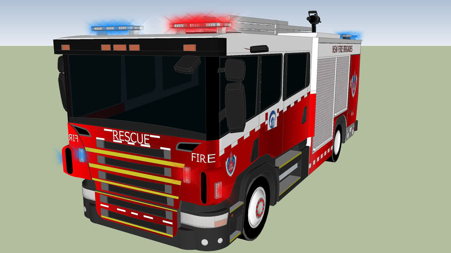 NSW Fire Brigades Rescue Truck | 3D Warehouse