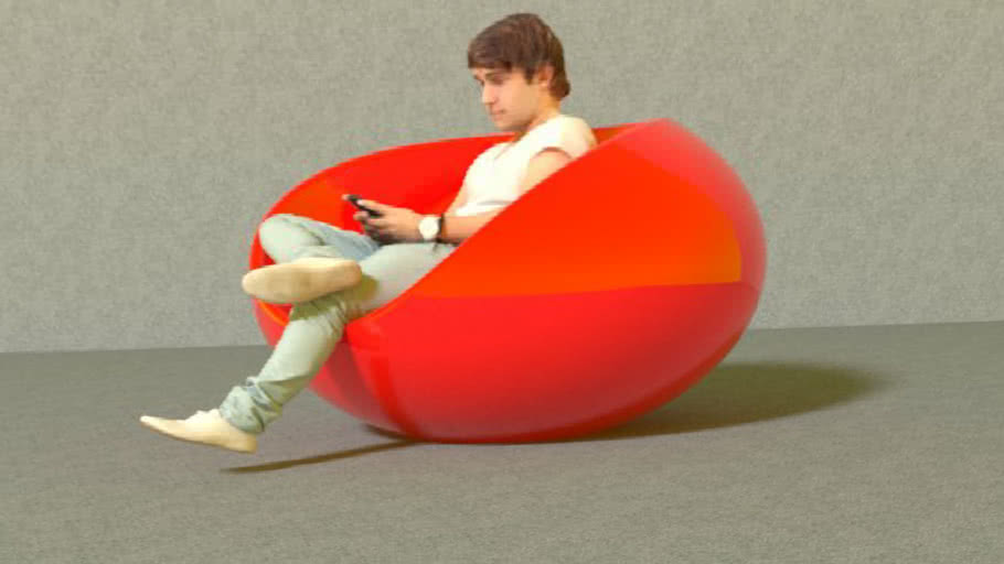 Puff E Still Chair | 3D Warehouse