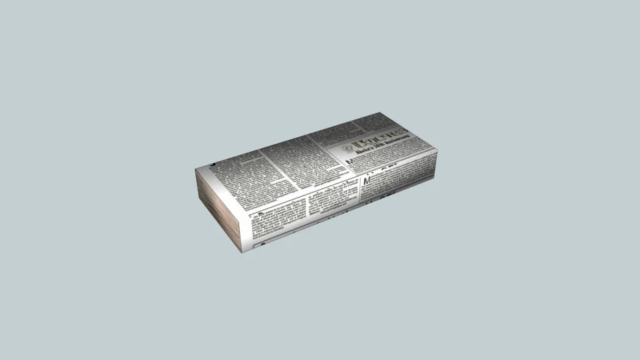 Newspaper | 3D Warehouse