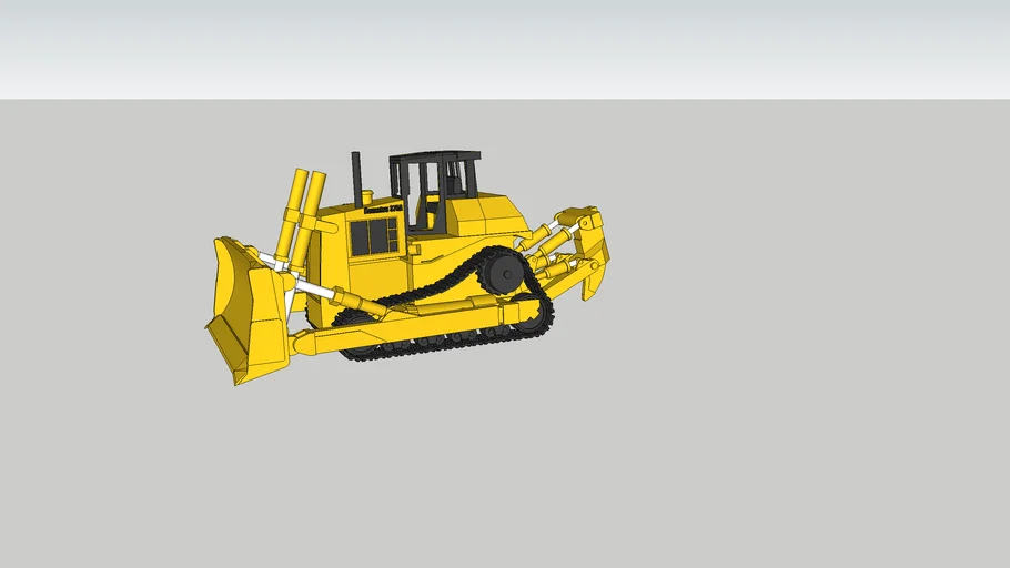 Caterpillar bodozer | 3D Warehouse