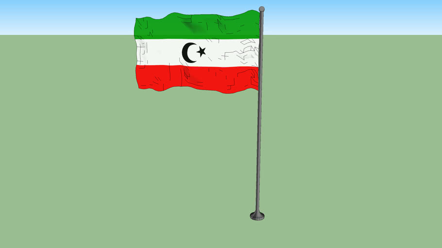 Flag of Mahra Sultanate of Qishn and Socotra | 3D Warehouse