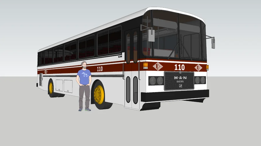 BLTBCo MAN Bus | 3D Warehouse