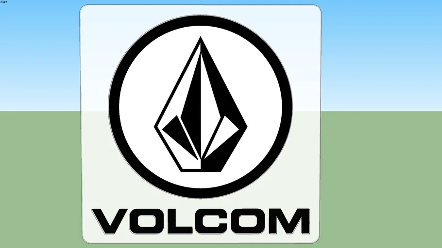 Logo Volcom | 3D Warehouse