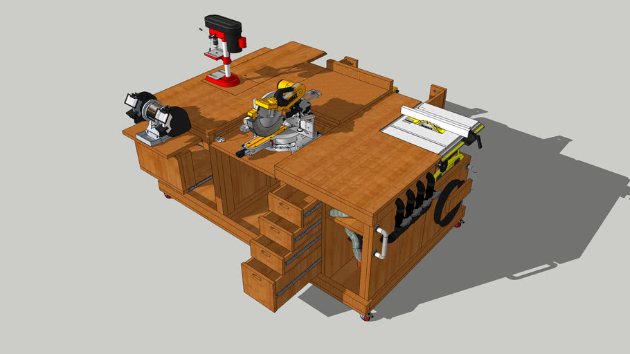 Garage Workbench | 3D Warehouse